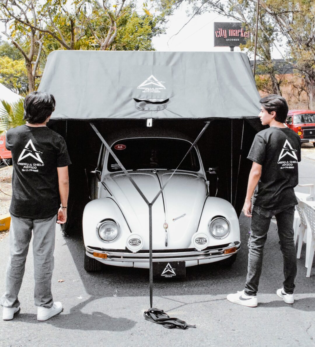 Umbrella Shield México | Carpas retráctiles para vehículos